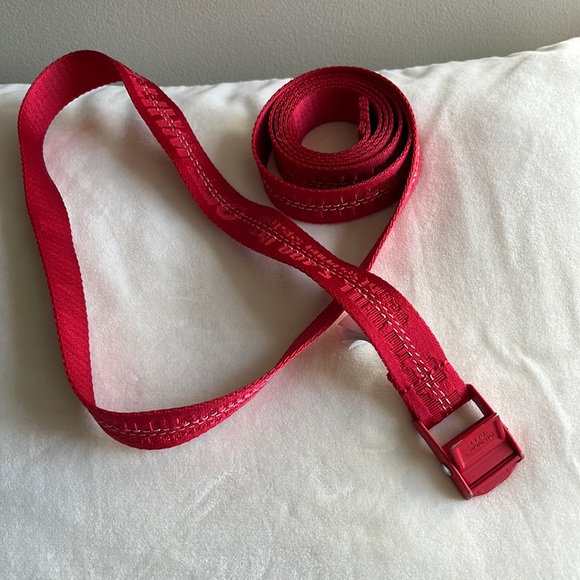 Off_White | Accessories | Offwhite Industrial Belt In Red | Poshmark